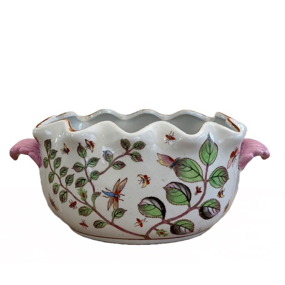 Accents | Vintage 197s Chinese Porcelain Chinoiserie Cachepot | Poshmark